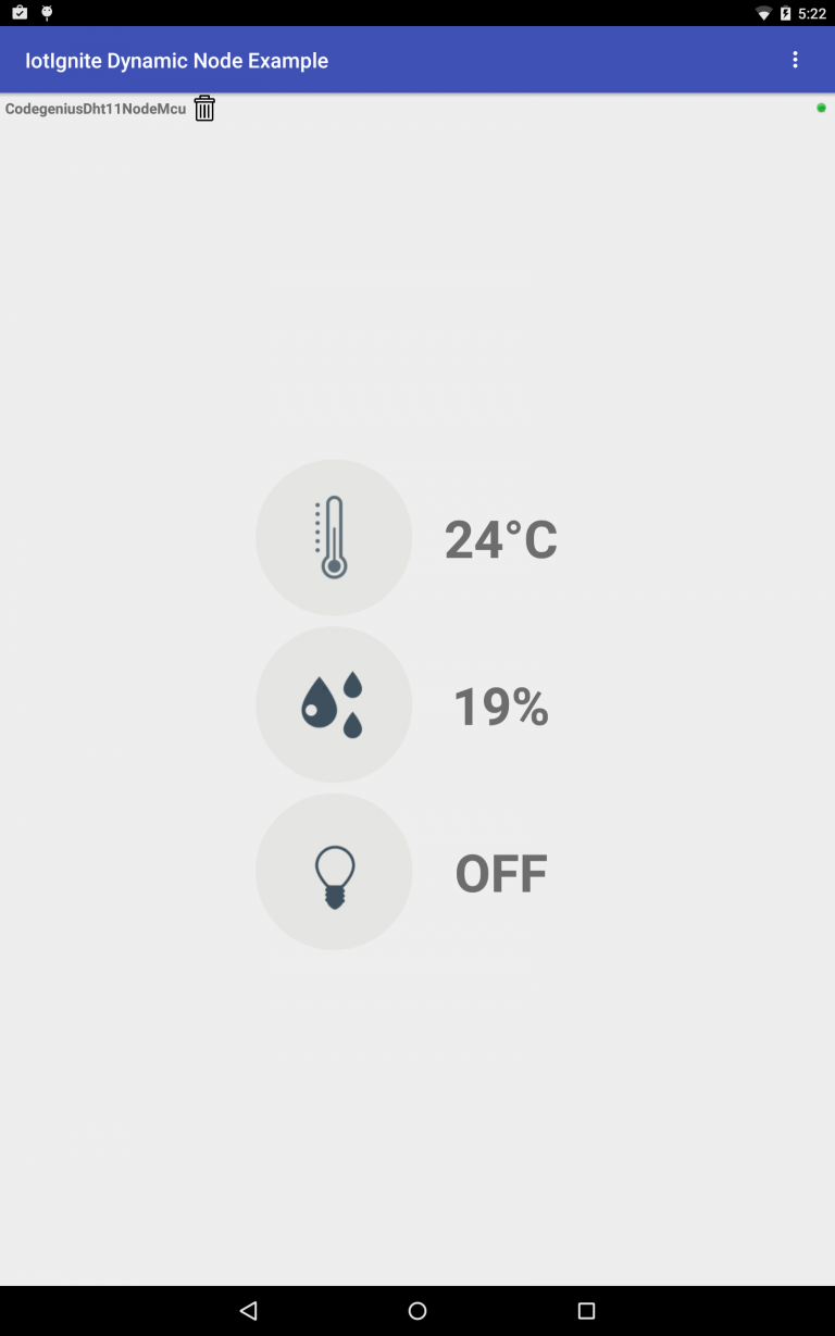 Getting Environmental Sensor Information (Temp, Humidity) with Android Tablet - IoT-Ignite Devzone