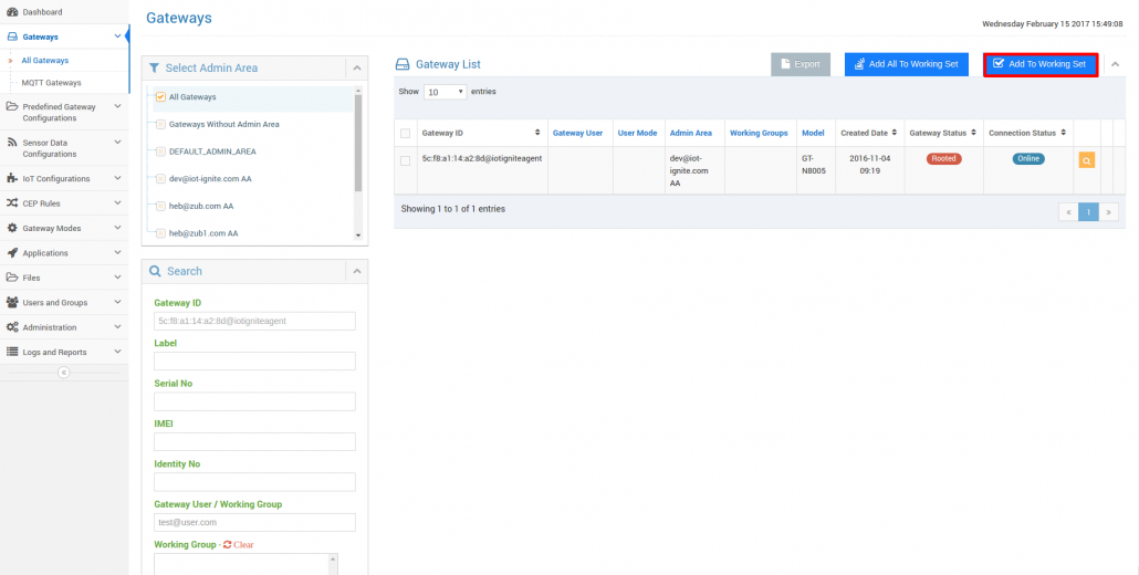 gateways - IoT-Ignite Devzone