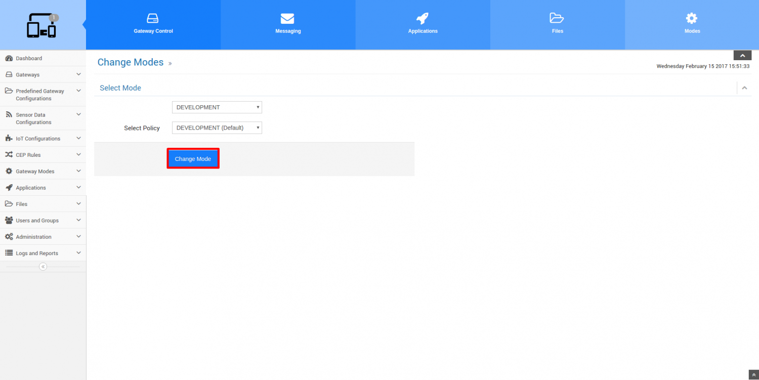 Mode - IoT Ignite Enterprise
