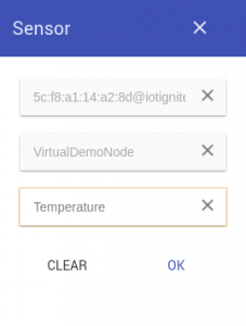 sensorData - IoT-Ignite Devzone