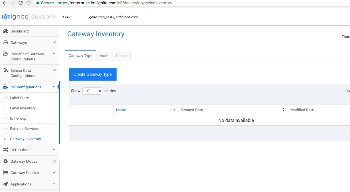 Step4 2Gateway Inventory - IoT-Ignite Devzone